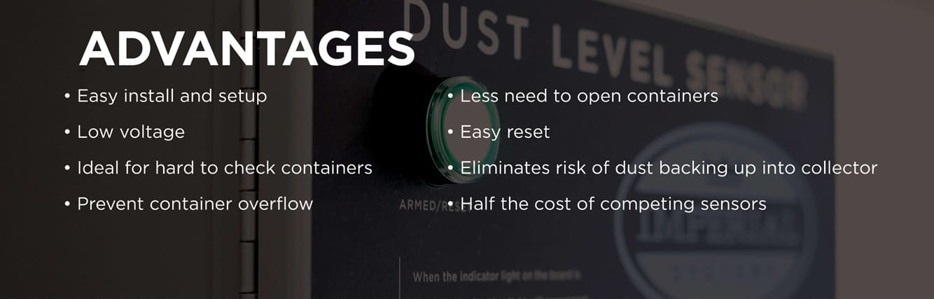 Dust Level Sensor for Dust Collectors – Imperial Systems