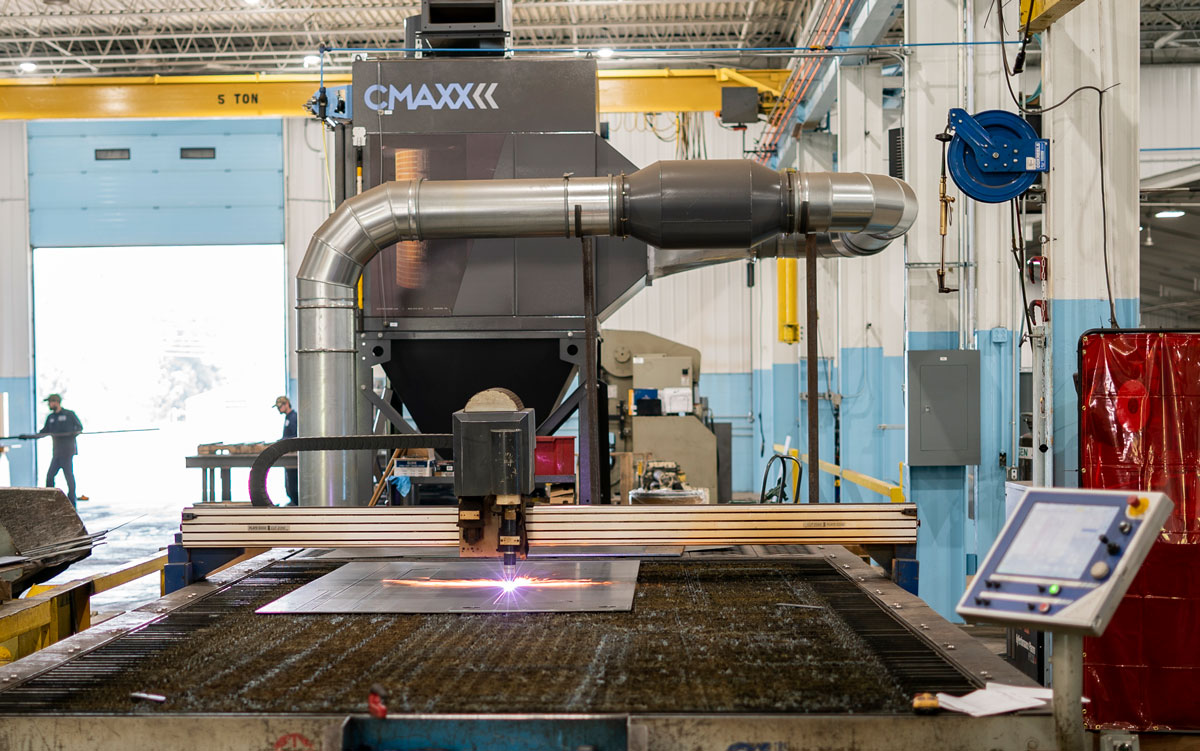Zoned Downdraft Tables in Plasma Cutting Enhance Dust Control
